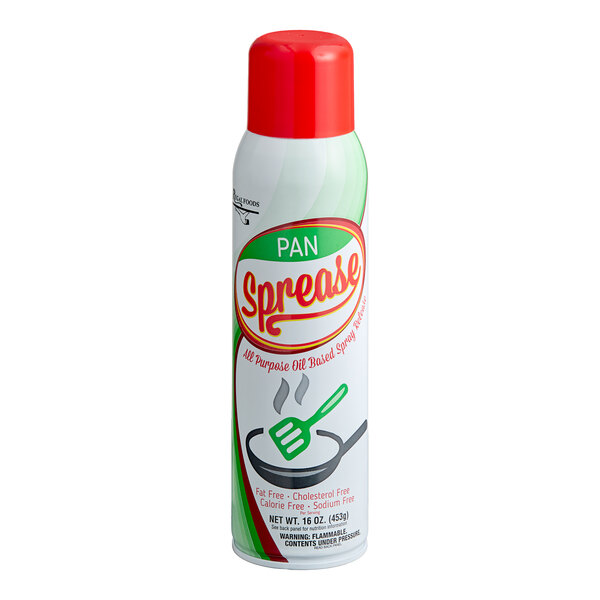 Pan Sprease 16 oz. All-Purpose Release Spray - 6/Case