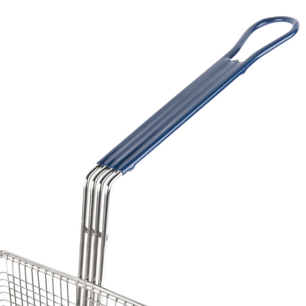 Pitco P6072184 17 1/4" x 8 1/2" x 5 3/4" Twin Fryer Basket with Front Hook