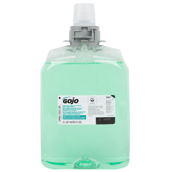 GOJO® 5263-02 FMX-20 Green Certified 2000 mL Cucumber Melon Foaming ...