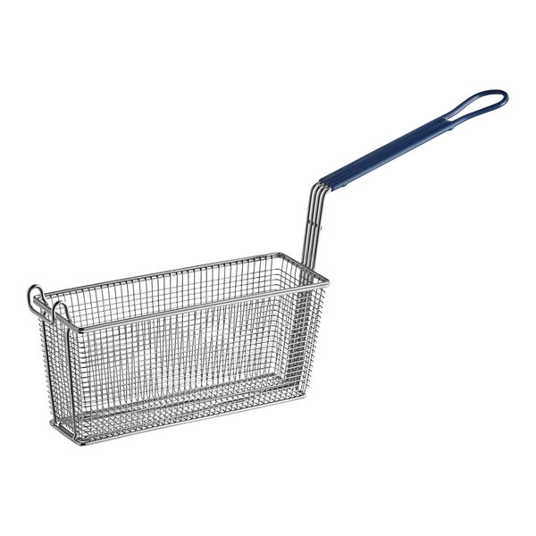 Pitco P6072147 13 1/4" x 4 1/2" x 5 3/4" Triple Size Fryer Basket with ...