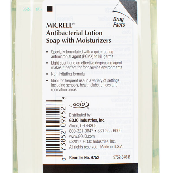 Micrell® 9752-12 8 oz. Floral Antibacterial Lotion Hand Soap with PCMX ...
