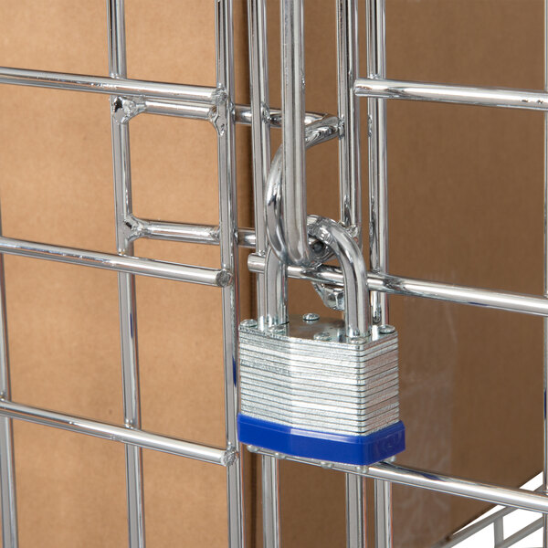 Regency 24" x 48" x 70" NSF Mobile Chrome Wire Security Cage Kit