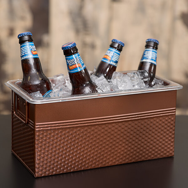 American Metalcraft 1/3 Size Copper-Plated Stainless Steel Rectangular ...