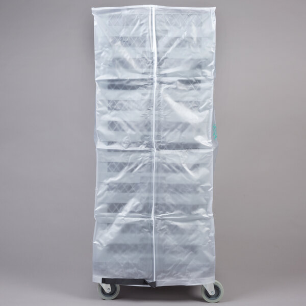 Noble Products 48" Translucent Vinyl Glass Rack Dust Cover