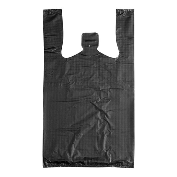 Choice 1/8 Small Size Black Unprinted Embossed Extra Heavy-Duty Plastic ...