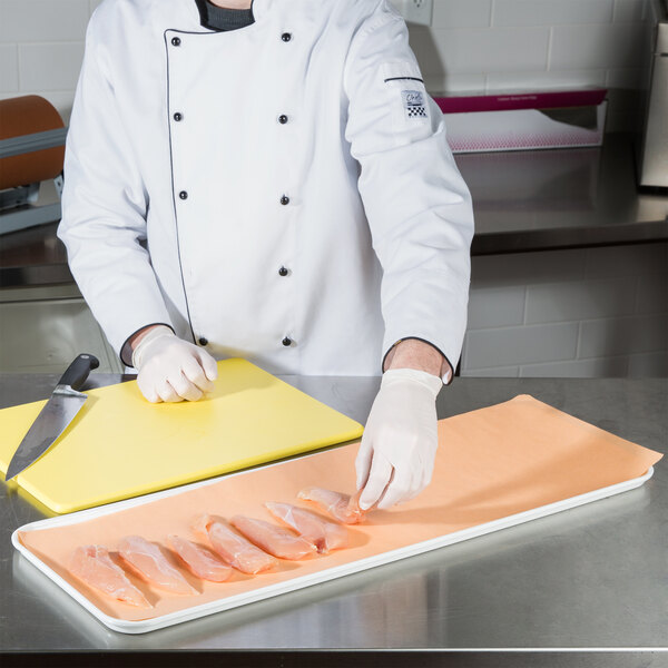 10" x 30" 40 lb. LitePeachTreat® Steak Paper Sheets - 1000/Case