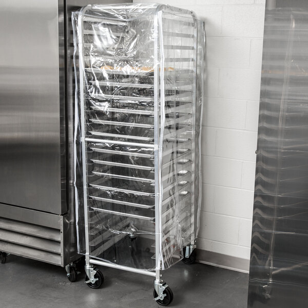Regency 20 Pan End Load Full Height Bun / Sheet Pan Rack with Cover and ...