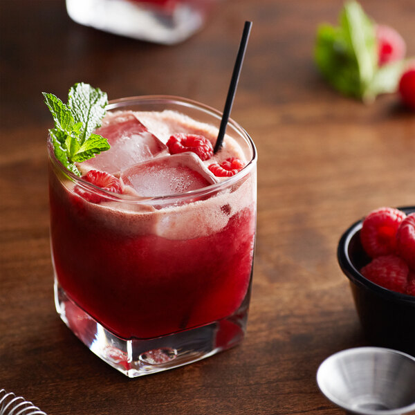 Monin Raspberry Purée, 1 Liter - WebstaurantStore