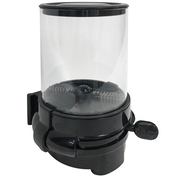 Cal-Mil 3531-1-13 Black Wall Mount 1.5 Liter Single Canister Powder ...