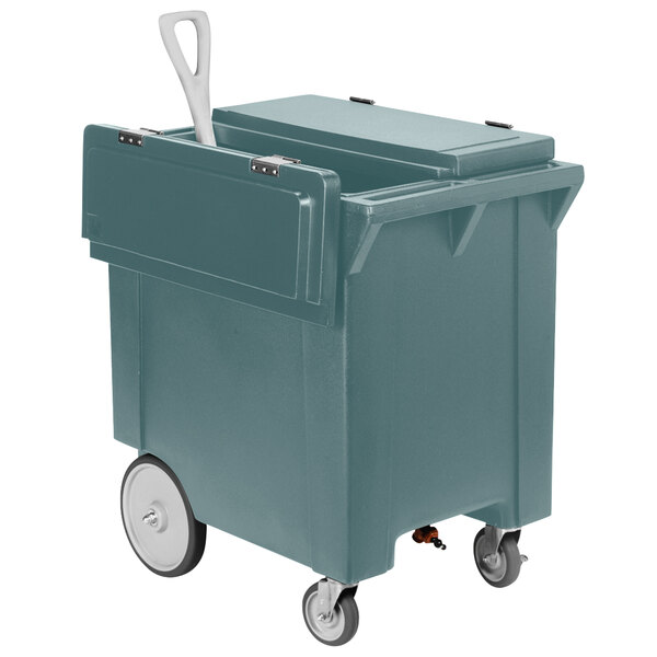Carlisle IC222059 Slate Blue Cateraide 200 lb. Mobile Ice Bin