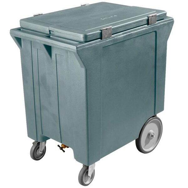 Carlisle IC222059 Slate Blue Cateraide™ 200 lb. Mobile Ice Bin