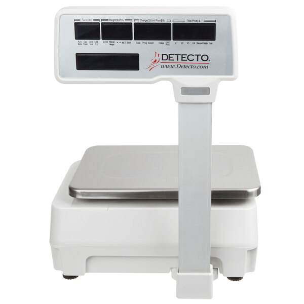 Cardinal Detecto DL1030P 30 lb. Digital Price Computing Scale with ...