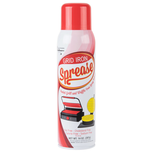 Grid Iron Sprease 14 oz. Panini Grill and Waffle Iron Release Spray