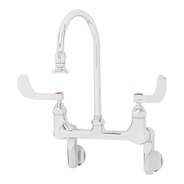 T&S B-0355-04 Wall Mounted Surgical Sink Faucet with Adjustable Centers ...