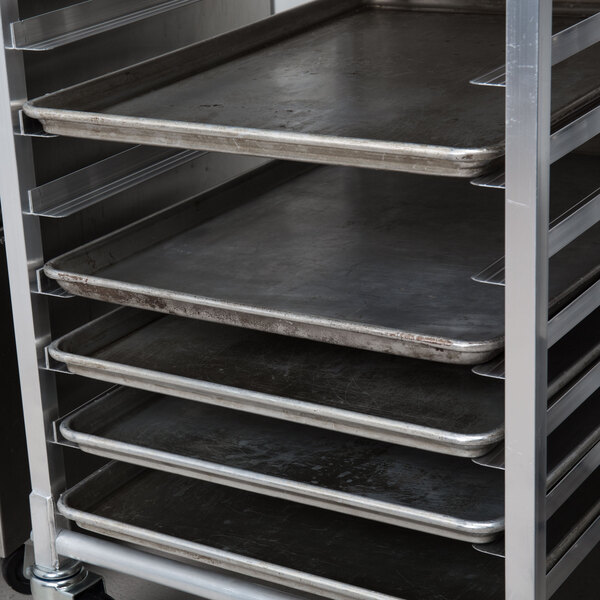 Channel 425AKD 9 Pan Aluminum End Load Half Height Sheet / Bun Pan Rack ...