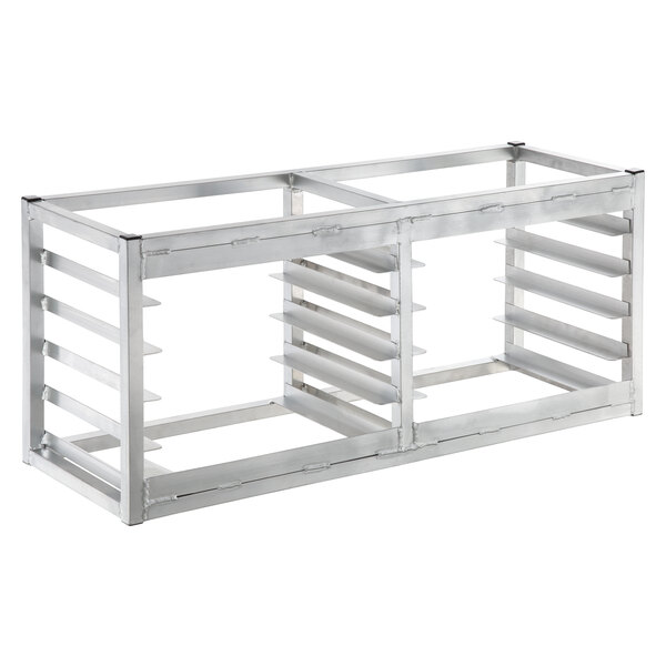 Channel AWM-10 10 Pan Side Load Wall Mount Sheet / Bun Pan Rack - Assembled