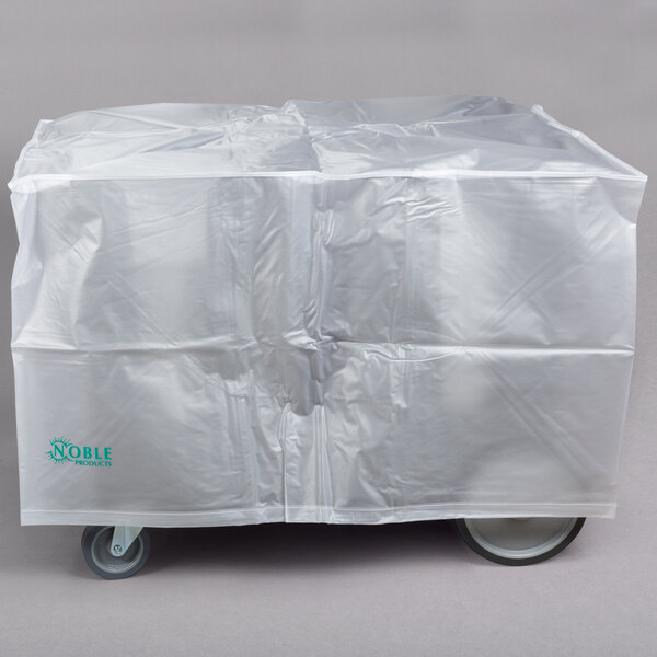 Noble Products 44" x 33" x 25" Translucent Extra Large Vinyl Dish Dolly ...