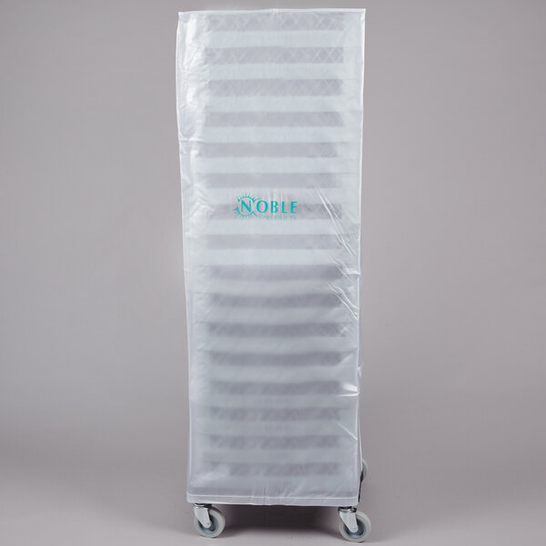 Noble Products 60" Translucent Vinyl Glass Rack Dust Cover with Zipper