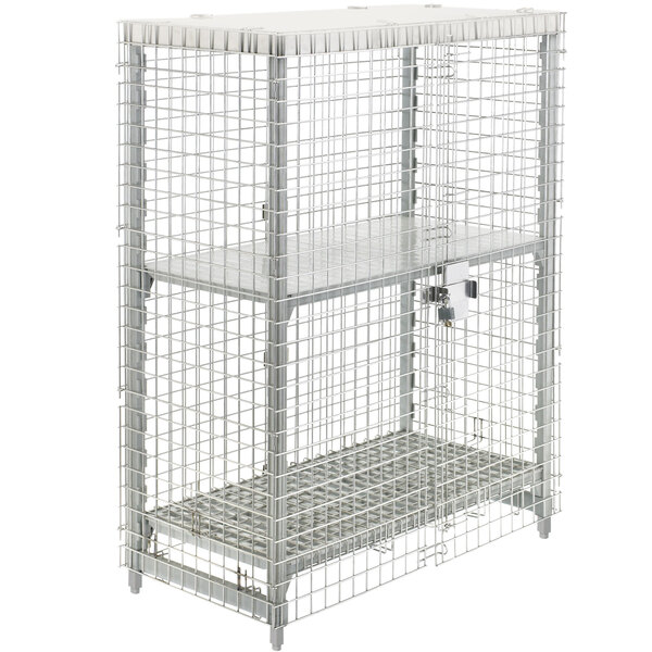 Cambro CPU244864SUPKG Camshelving® Stationary Security Cage Kit - 26 3/ ...