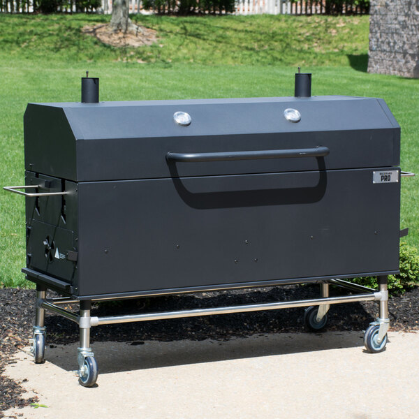 Backyard Pro Commercial Wood / Charcoal Smoker Grill (60")