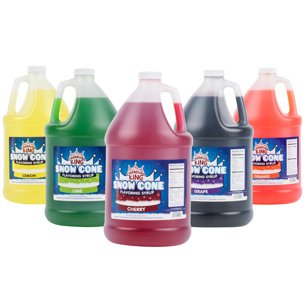Carnival King 1 Gallon Watermelon Snow Cone Syrup
