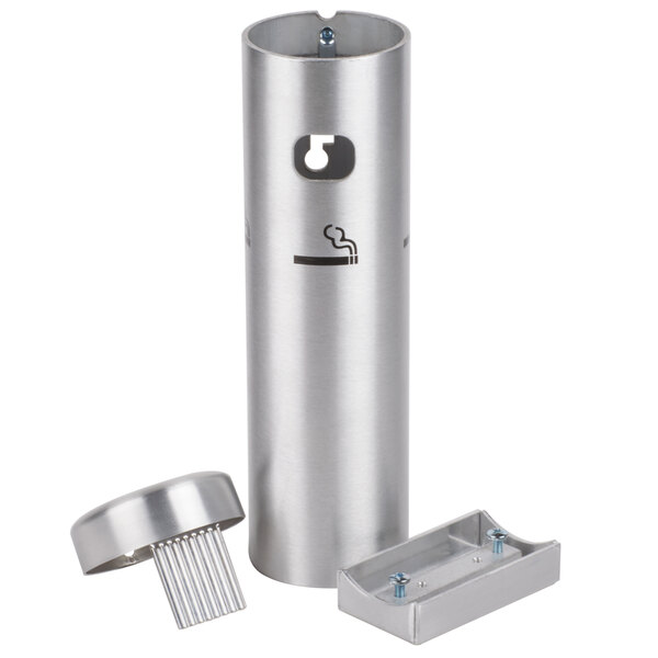 Aarco Satin Wall Mounted Cigarette / Ash Receptacle SS15W
