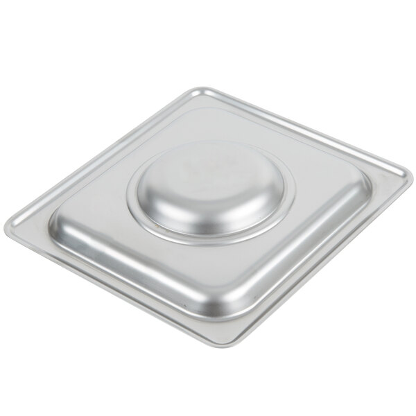 Choice 1/6 Size Stainless Steel Solid Steam Table / Hotel Pan Cover