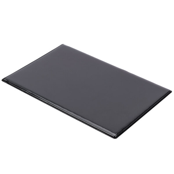 Menu Solutions H500A BLACK Hamilton 5 1/2" x 8 1/2" Single Panel Two ...