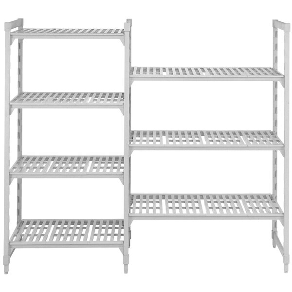 Cambro CPA212484V4PKG Camshelving® Premium 4 Shelf Vented Add On Unit ...