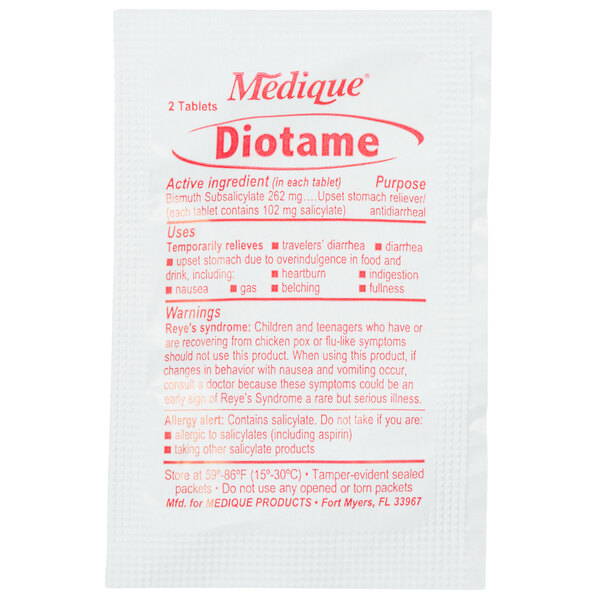Medique 22064 Diotame Tablets - 24/Box