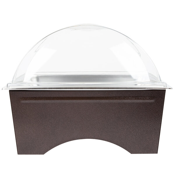 Sterno Full Size Copper Vein Stackable Chafer with Clear Dome Cover and ...