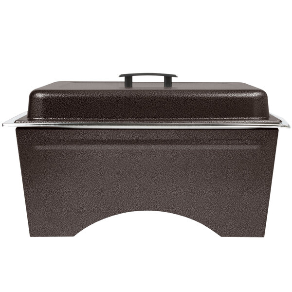 Sterno Copper Vein Fold Away Chafer with Lid and 2 Half Size Pans