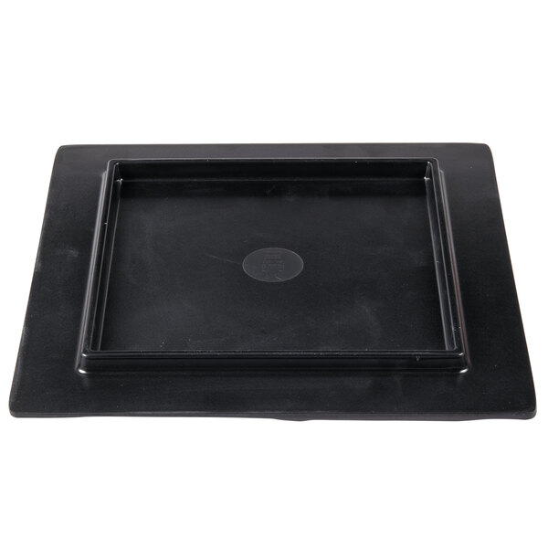 GET SB-1011-BK Madison Avenue / Granville 10" x 10" Melamine Faux Slate ...