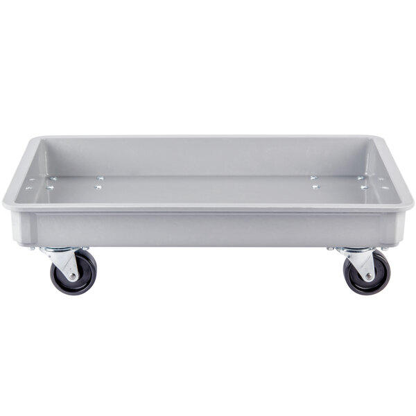 MFG Tray 87014851361075 18" x 26" Gray Fiberglass Dough Proofing Box Dolly