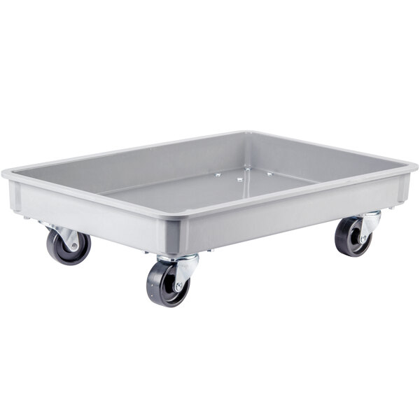 MFG Tray 87014851361075 18" x 26" Gray Fiberglass Dough Proofing Box Dolly