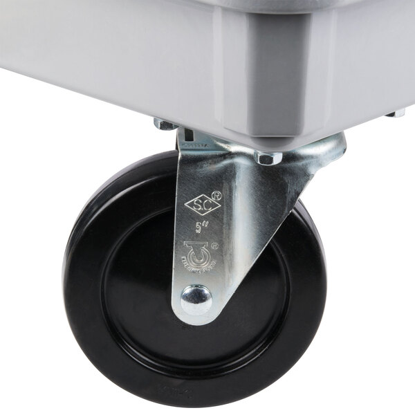 MFG Tray 87014851360973 18" x 26" Gray Fiberglass Dough Proofing Box Dolly
