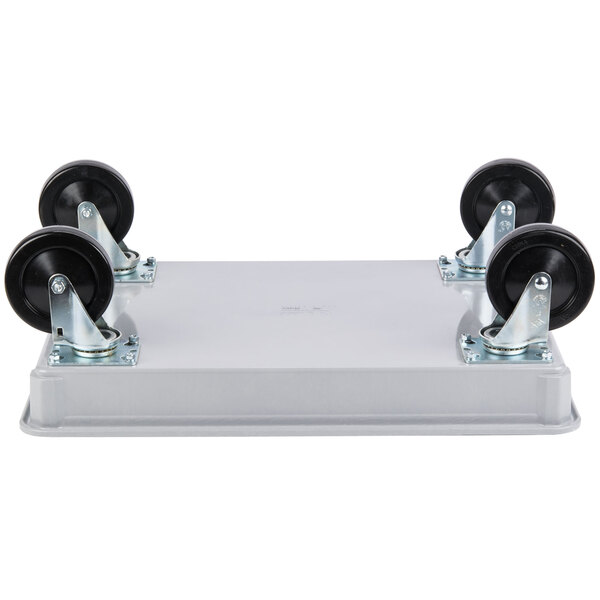 MFG Tray 87014851360973 18" x 26" Gray Fiberglass Dough Proofing Box Dolly