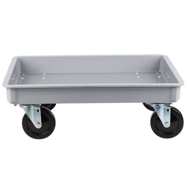 MFG Tray 87014851360973 18" x 26" Gray Fiberglass Dough Proofing Box Dolly