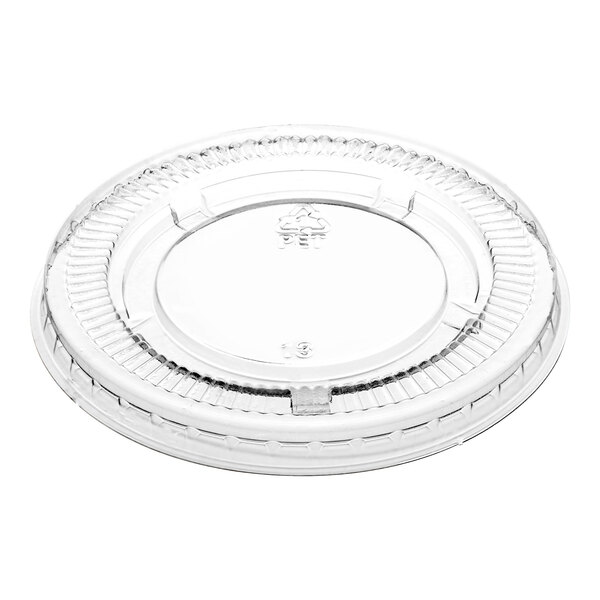 Choice Plastic Lid for 3.25 to 5.5 oz. Souffle and Portion Cups - 2500/Case