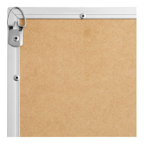 Aarco BOFD3624L 36" x 24" Black Felt Open Face Vertical Indoor Message ...