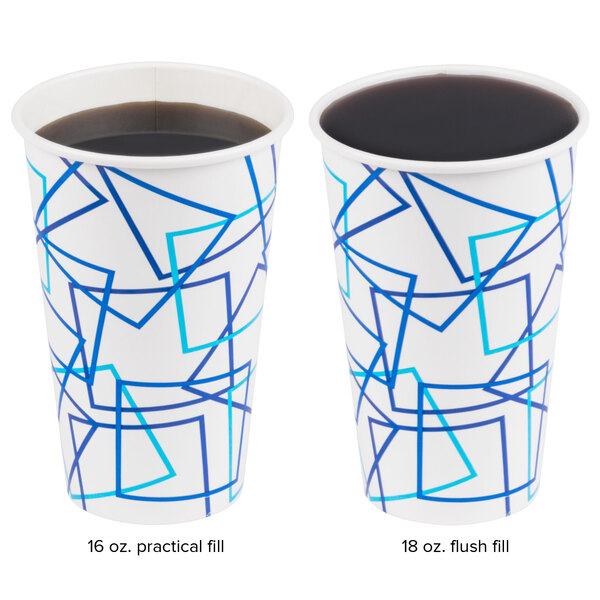 Choice 16 oz. Poly Paper Cold Cup - 50/Pack