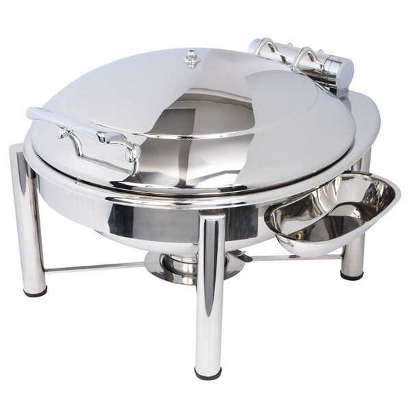 Eastern Tabletop 3938PL Crown 6 Qt. Stainless Steel Round Induction ...