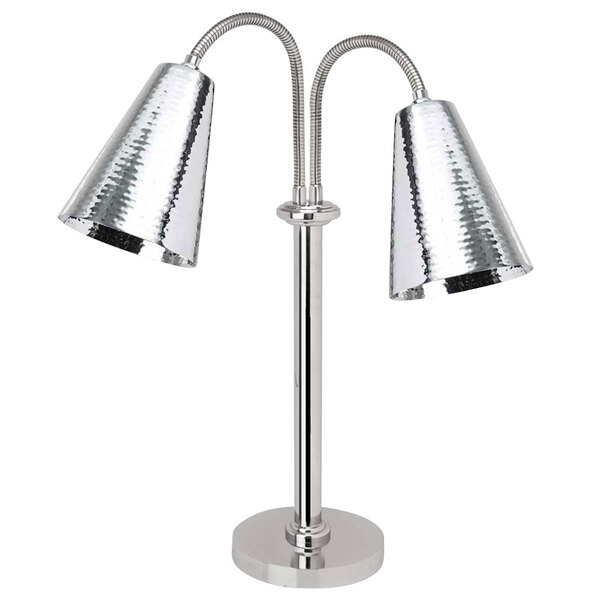 Eastern Tabletop 9692 Double Arm Stainless Steel Freestanding Heat Lamp ...