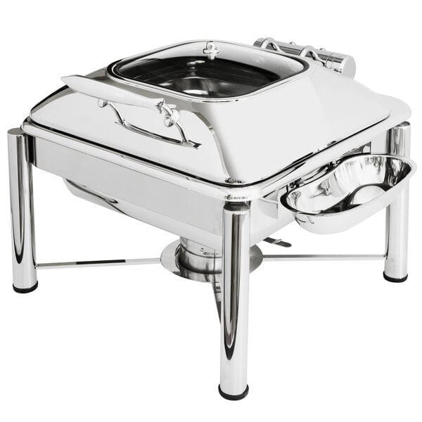 Eastern Tabletop 3934GPL Crown 6 Qt. Stainless Steel Square Induction ...