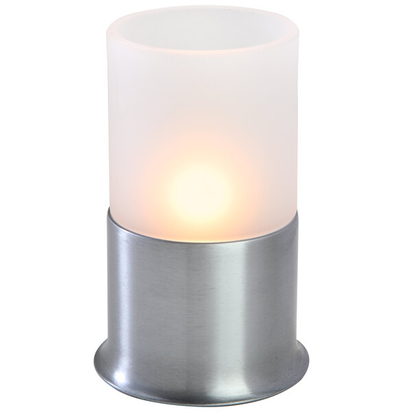 Sterno 80374 Corsa Frost 5 1/2" Silver Lamp