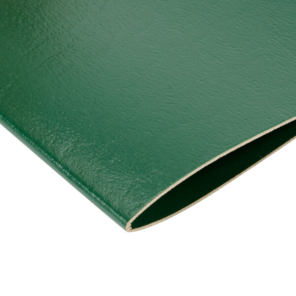 Menu Solutions L702C 5 1/2" x 11" Green Wine List Cover