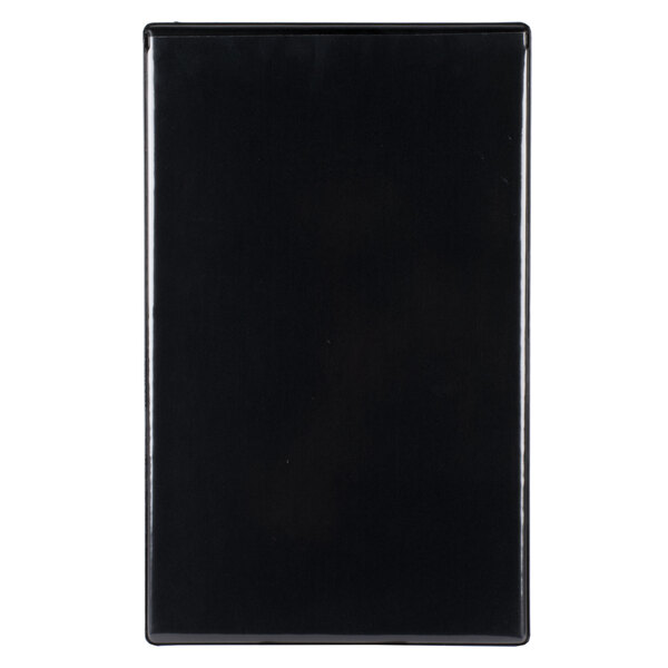Menu Solutions H500D BLACK Hamilton 8 1/2" x 14" Single Panel Two View ...