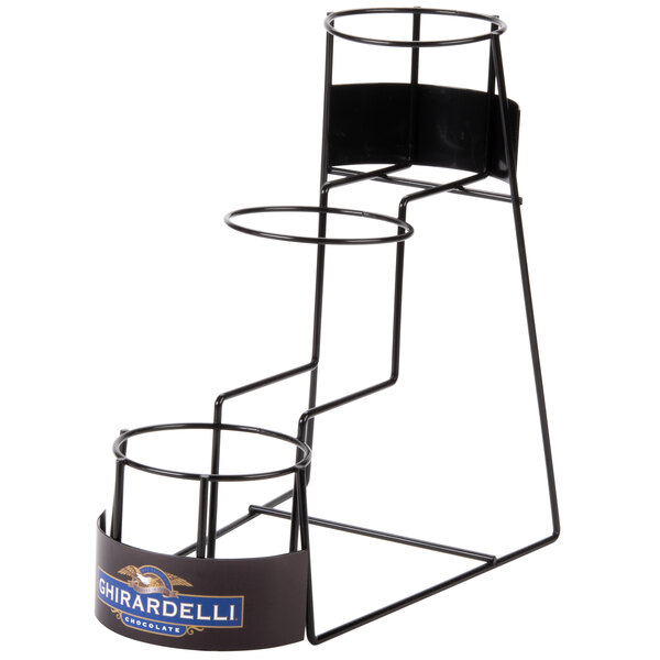 Ghirardelli 3 Tier 64 oz. Flavoring Sauce Rack