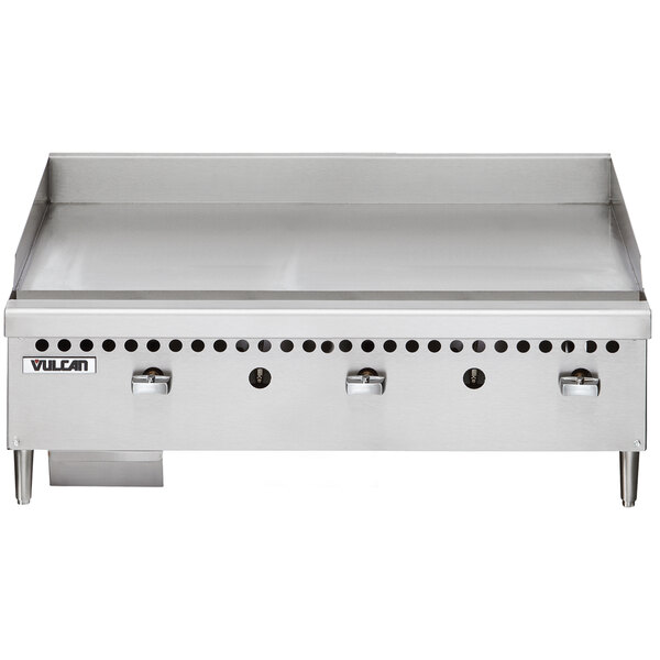 Vulcan VCRG36-M1 Natural Gas 36" Countertop Griddle with Manual ...