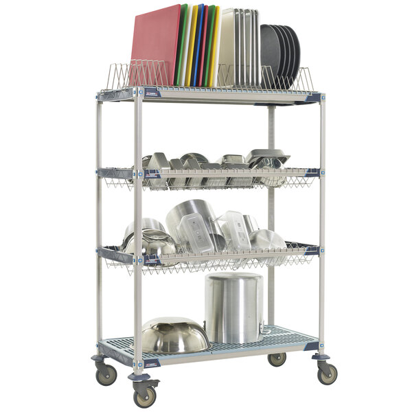Metro PR48VX3 MetroMax i Mobile 26" x 50" Drying Rack Shelf Kit with 63 ...
